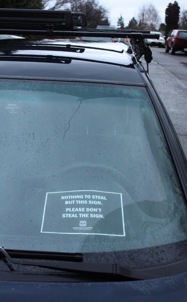 Seattle police unveil new car prowl prevention technique and holiday ...